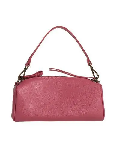 CORSIA Soft Leather Shoulder Bag - Magenta