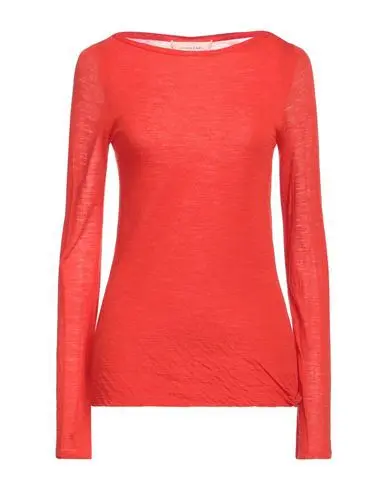 Liviana Conti Knitted Sweater - Tomato Red