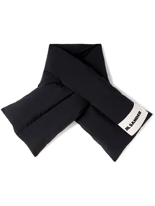 JIL SANDER Logo-patch Padded Scarf