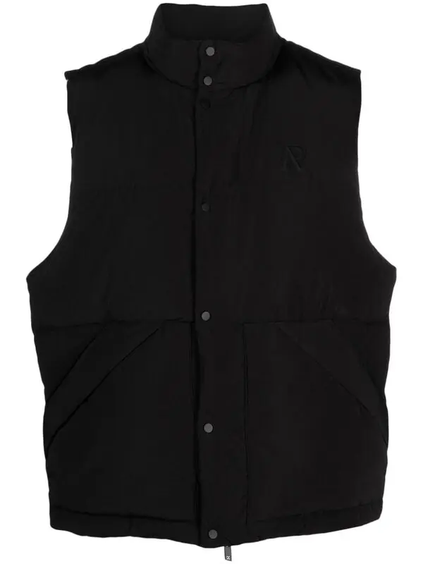 REPRESENT Logo Appliqué Quilted Gilet