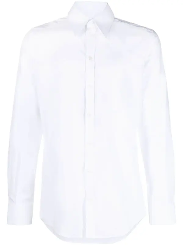 Dolce & Gabbana Long-sleeve Cotton Shirt - White