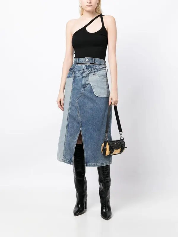 FENG CHEN WANG Logo-print Bamboo Shoulder Bag