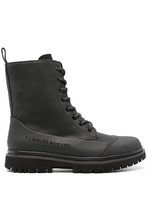 Calvin Klein Panelled Ankle Boots