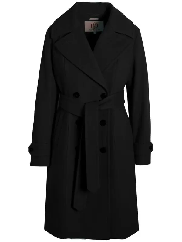 NORWEGIAN WOOL Double-breasted Wool-blend Coat