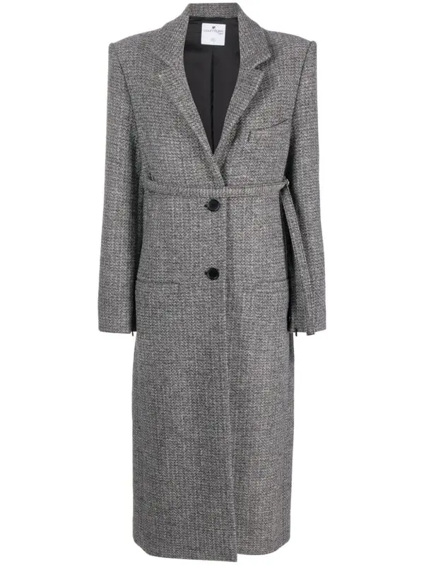 COURREGES Strap-detail Tailored Coat