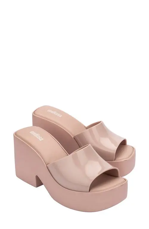 Melissa Posh Platform Slide Sandal - Pink