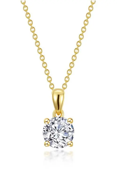 Lafonn Simulated Diamond Solitaire Pendant Necklace