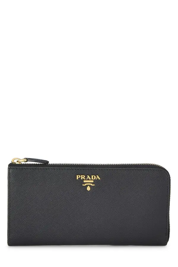 Prada Saffiano Zip Around Wallet