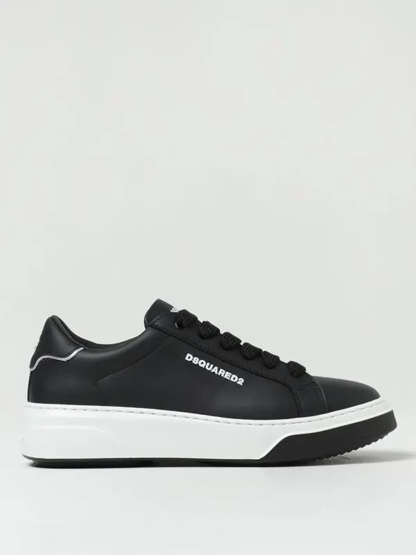 Dsquared2 Bumper Leather Sneakers - Black