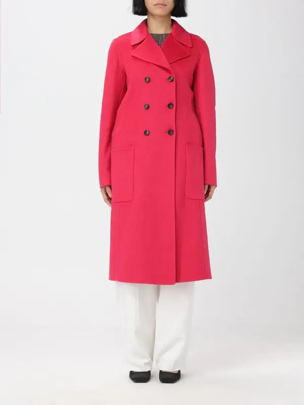 Buy LANVIN Double-breasted Coat - Melon At 59% Off | Editorialist