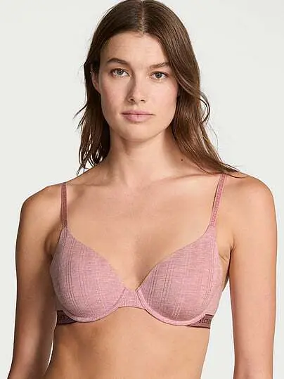 Victoria's Secret The T-shirt Lightly Lined Full-coverage Smooth Bra - Pink