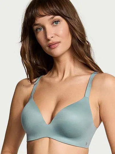 Victoria's Secret Bare Infinity Flex Perfect Shape Wireless Push-up Bra - Blue