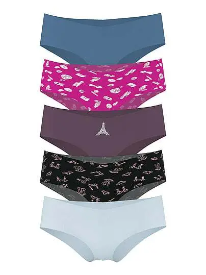 Victoria's Secret 5-pack No-show Cheeky Panties - Print