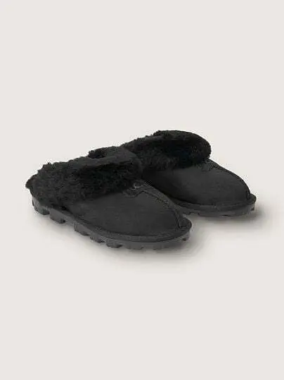 Pink Ugg® Coquette Slippers - Black