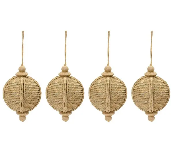 MELROSE Jute Onion Ornament