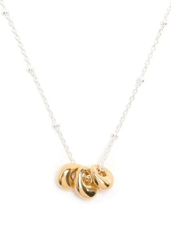 DOWER AND HALL Nugget Trio Pendant Necklace - Gold