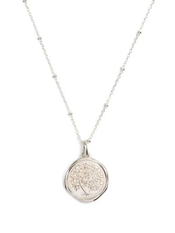 DOWER AND HALL Tree Of Life Talisman Necklace - Silver