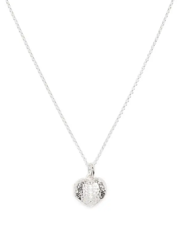 DOWER AND HALL Lumiere Locket Necklace - Silver