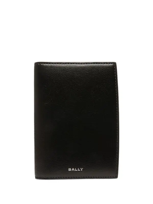 Bally Logo-stamp Leather Passport Case