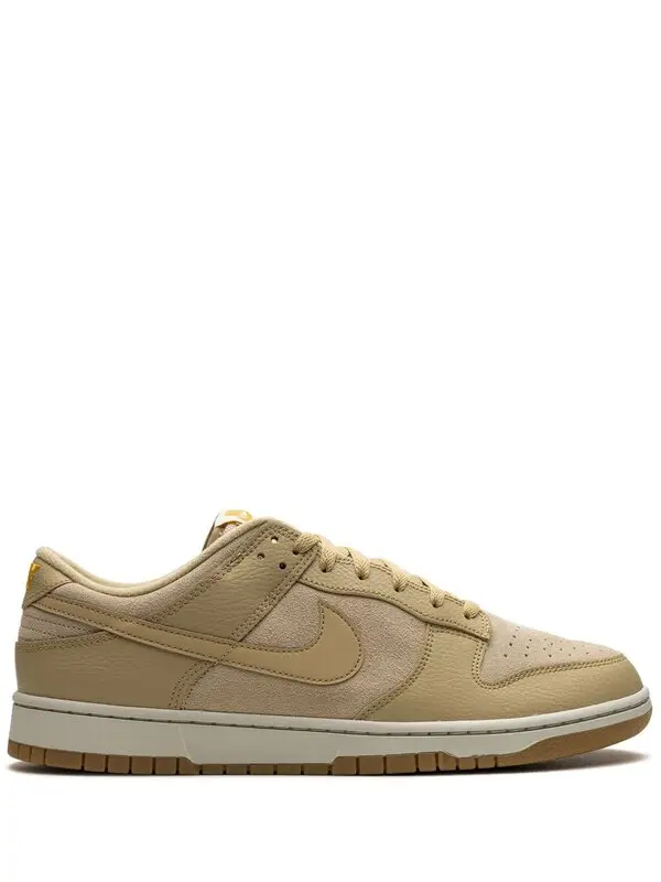 Nike Dunk Low Wheat Suede Sneakers - Neutrals