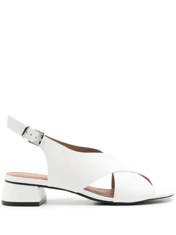 STUDIO CHOFAKIAN 136 Leather Sandals - White