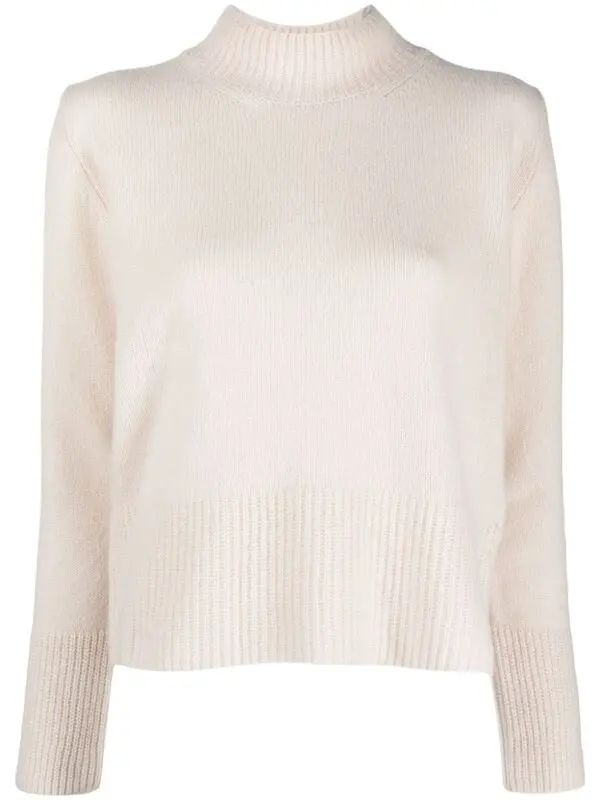 ALYSI Mock-neck Wool Jumper