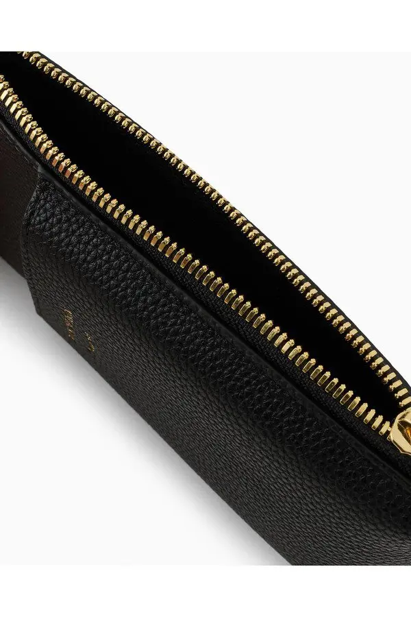 Emporio Armani Deer-print Myea Phone Case With Zip And Pockets
