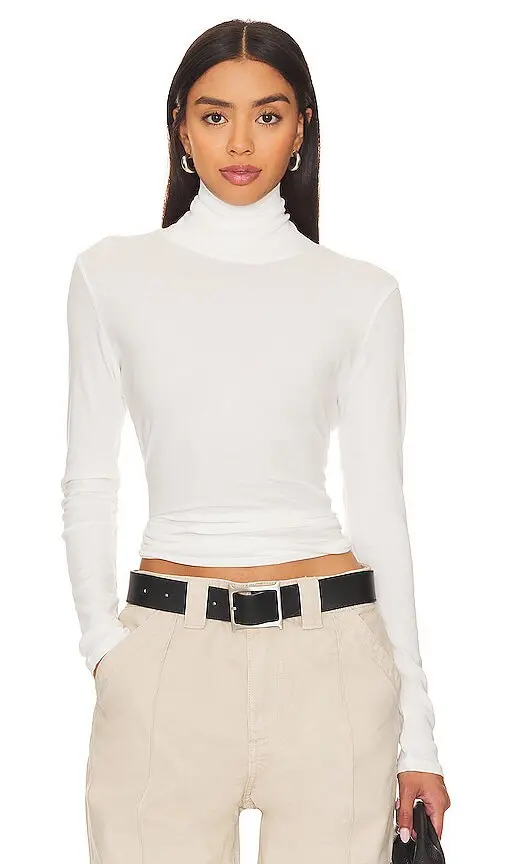 Lamade Roosevelt Turtleneck Tee - Ivory
