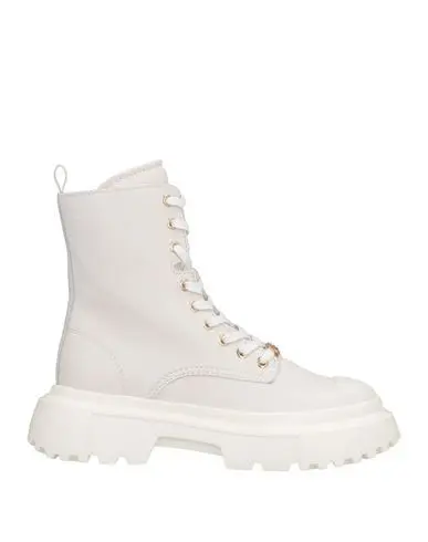 Hogan Leather Ankle Boots - White