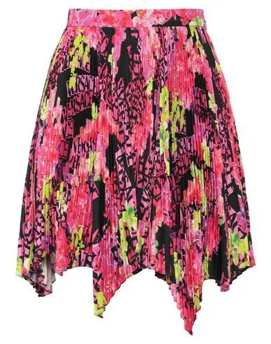 Versace Floral-print Mini Skirt - Black