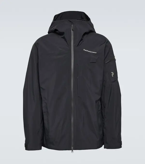 PEAK PERFORMANCE Alpine Gore-tex® Ski Jacket - Black | Editorialist