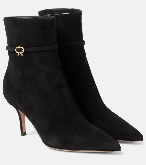 GIANVITO ROSSI Ribbon Ville Ankle Boots