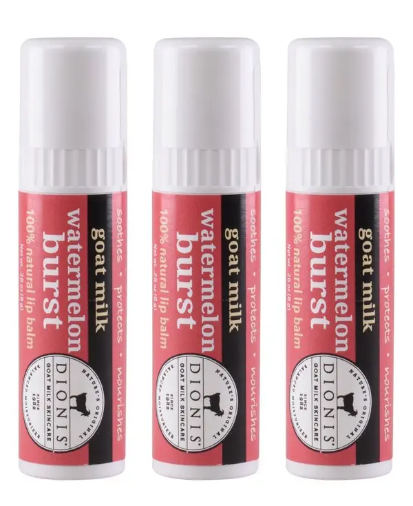 DIONIS GOAT MILK SKINCARE Watermelon Burst Lip Balm Set
