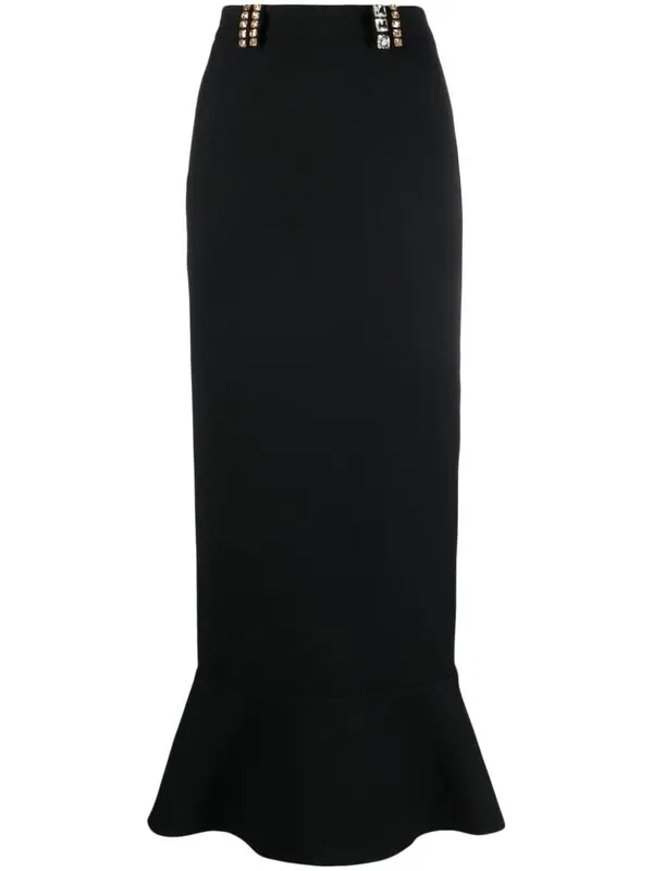 V:PM ATELIER Alette Crystal-embellished Maxi Skirt