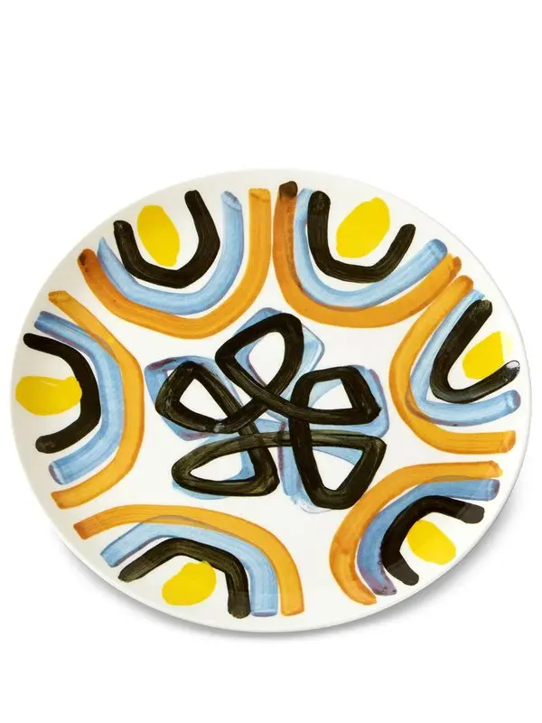 1882 LTD Yellow Flower Salad Plate