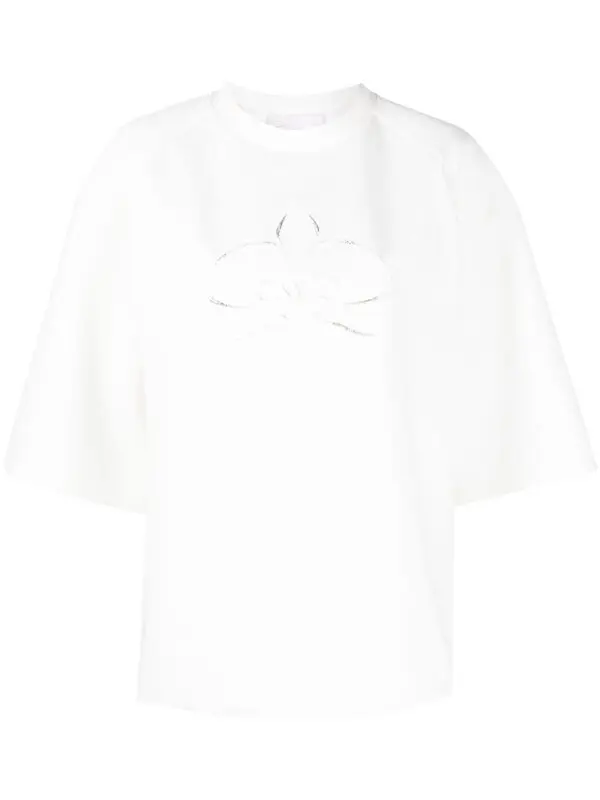 GENNY Motif-embroidered T-shirt