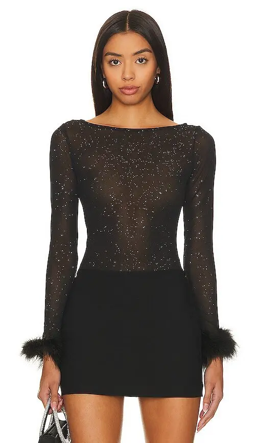MORE TO COME Fallon Bodysuit - Black