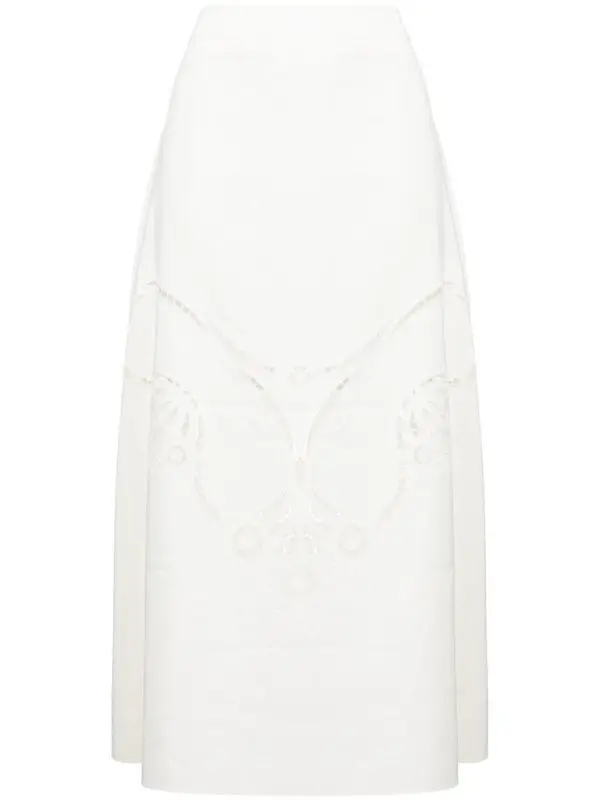 Chloé Midi Skirt - White