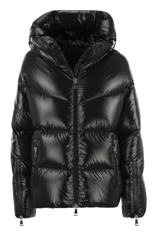Buy Moncler Huppe Short Down Jacket - Black At 33% Off | Editorialist