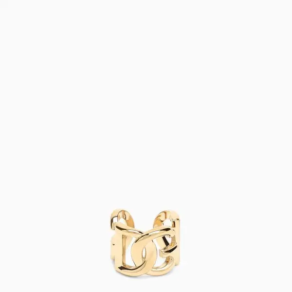 Buy Dolce & Gabbana Dg Gold Logo Ring - Metal At 33% Off | Editorialist