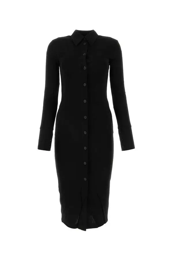 Helmut Lang Viscose Shirt Dress