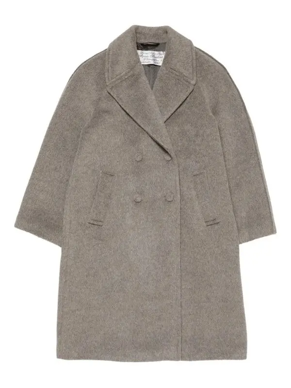 Acne Studios Classic Coat - Warm Grey Melange