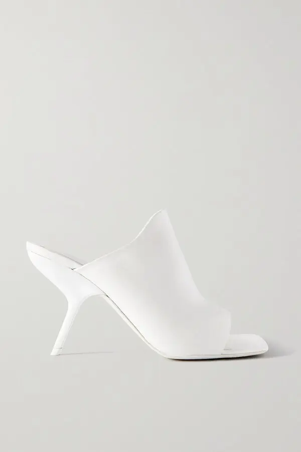 FERRAGAMO Era Leather Mules - White