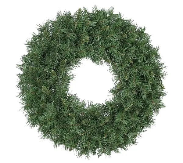 PULEO INTERNATIONAL Puleo 24' Round Valley Pine Wreath 180 Tips