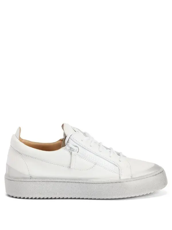 GIUSEPPE ZANOTTI Frankie Logo-lettering Sneakers - White