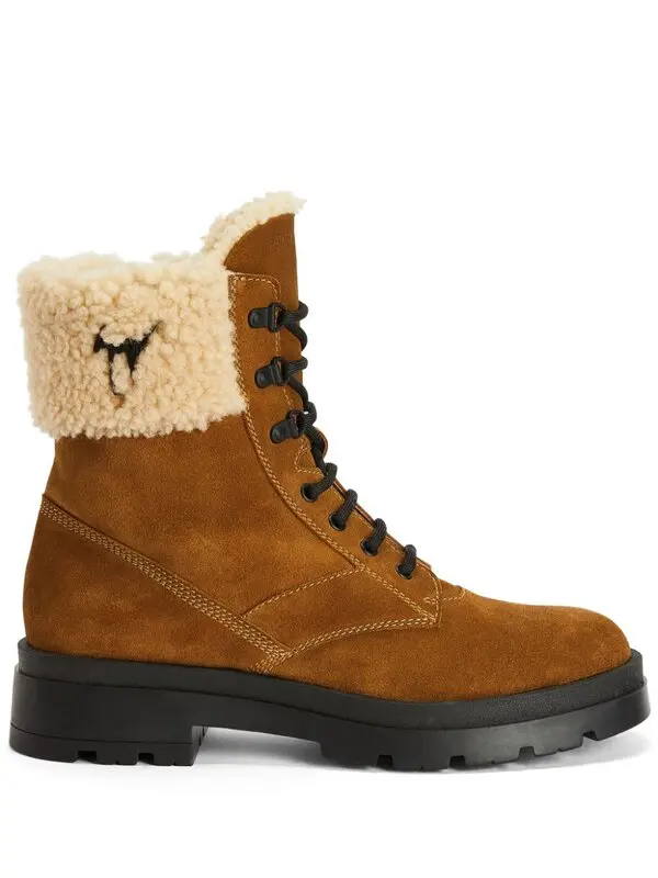GIUSEPPE ZANOTTI Jaure Logo-lettering Boots