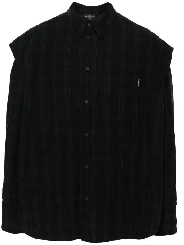 Balenciaga Shirt With Removable Sleeves