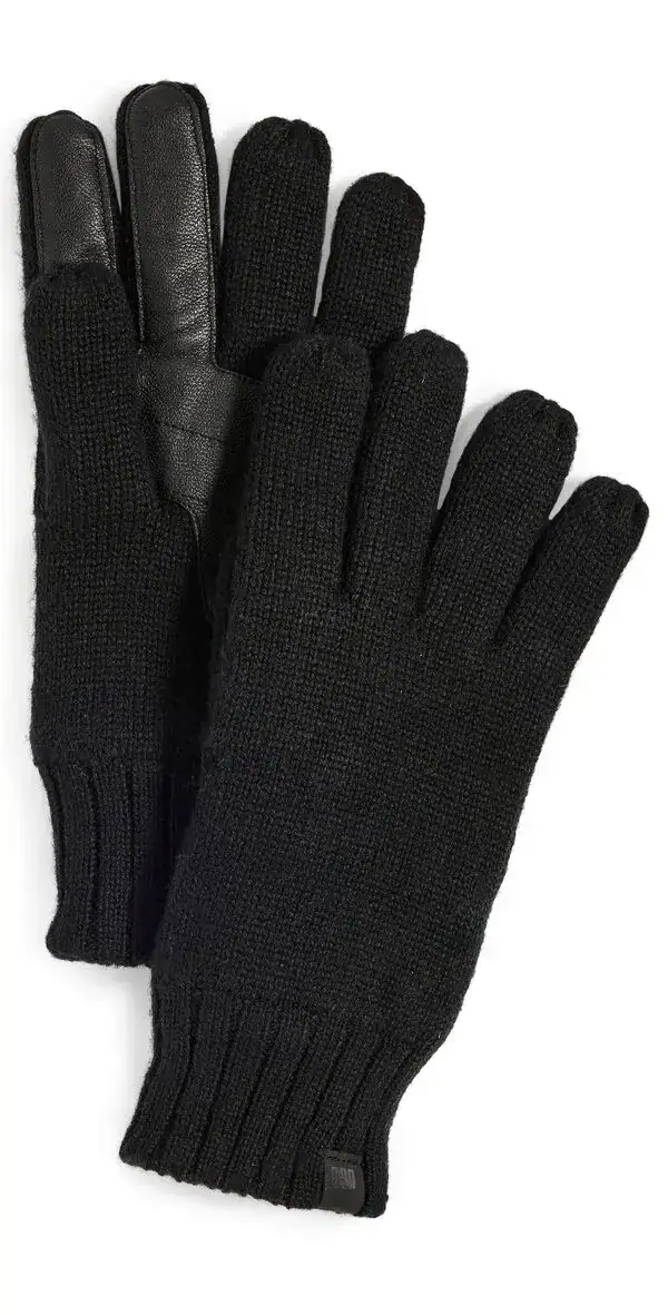 UGG Knit Gloves Black Editorialist