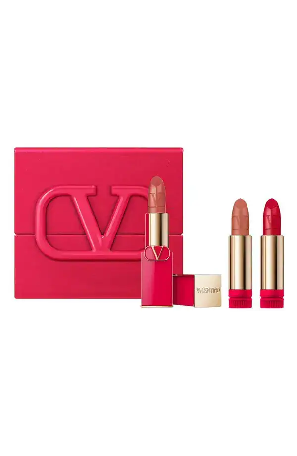 Valentino Garavani Rosso 3-piece Refillable Lipstick Set - One-color ...