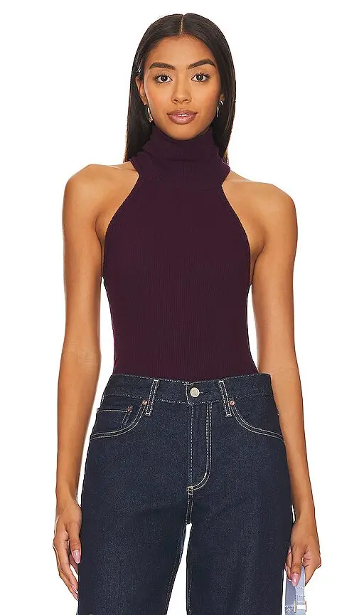 Michael Lauren Romulus Tank - Deep Merlot